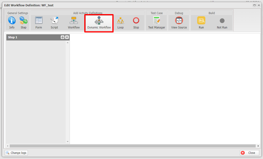 Dynamic Workflow Activity Casewhere Docs